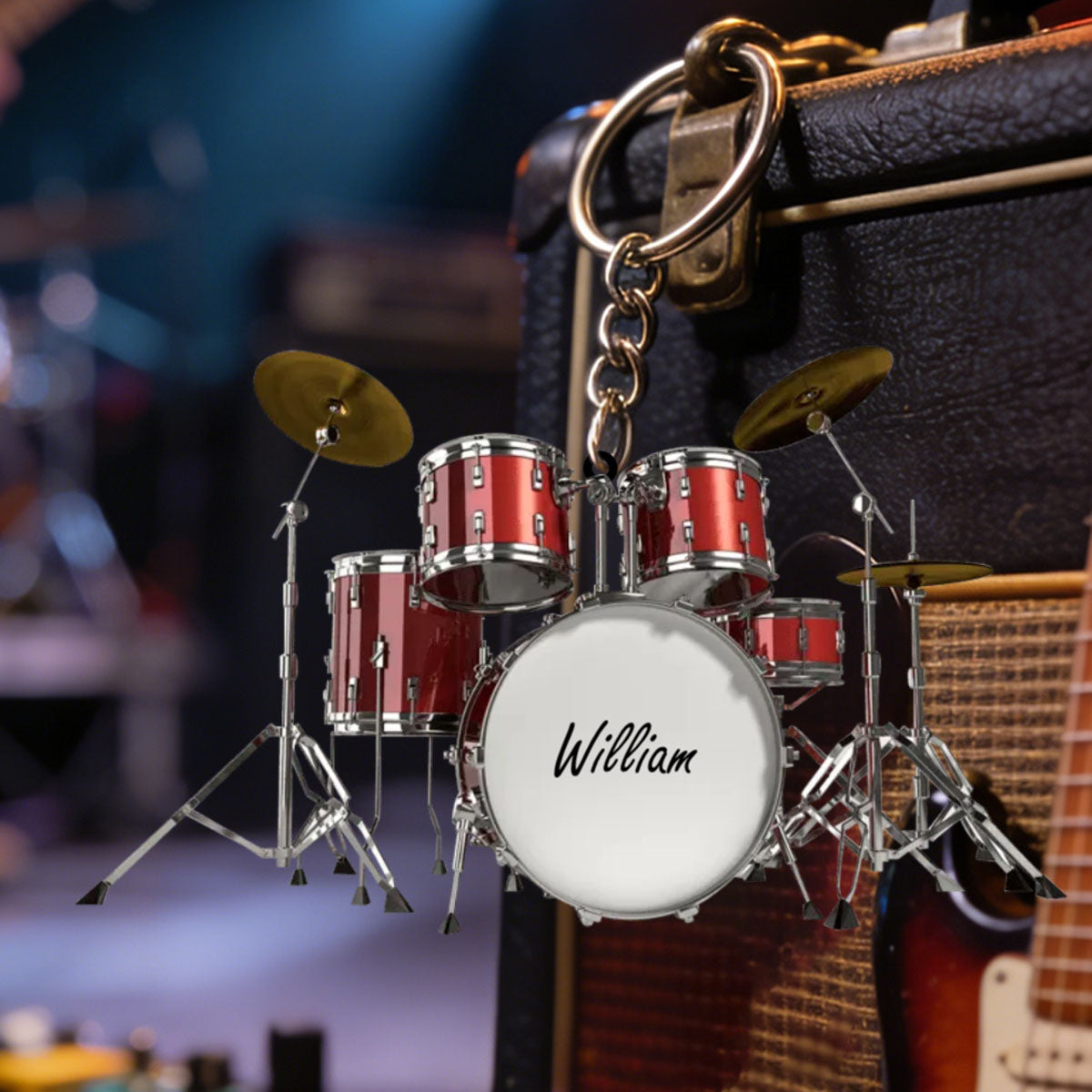 Drums Styles Colorful Drums Personalized Keychain - Gift For Drummer ...